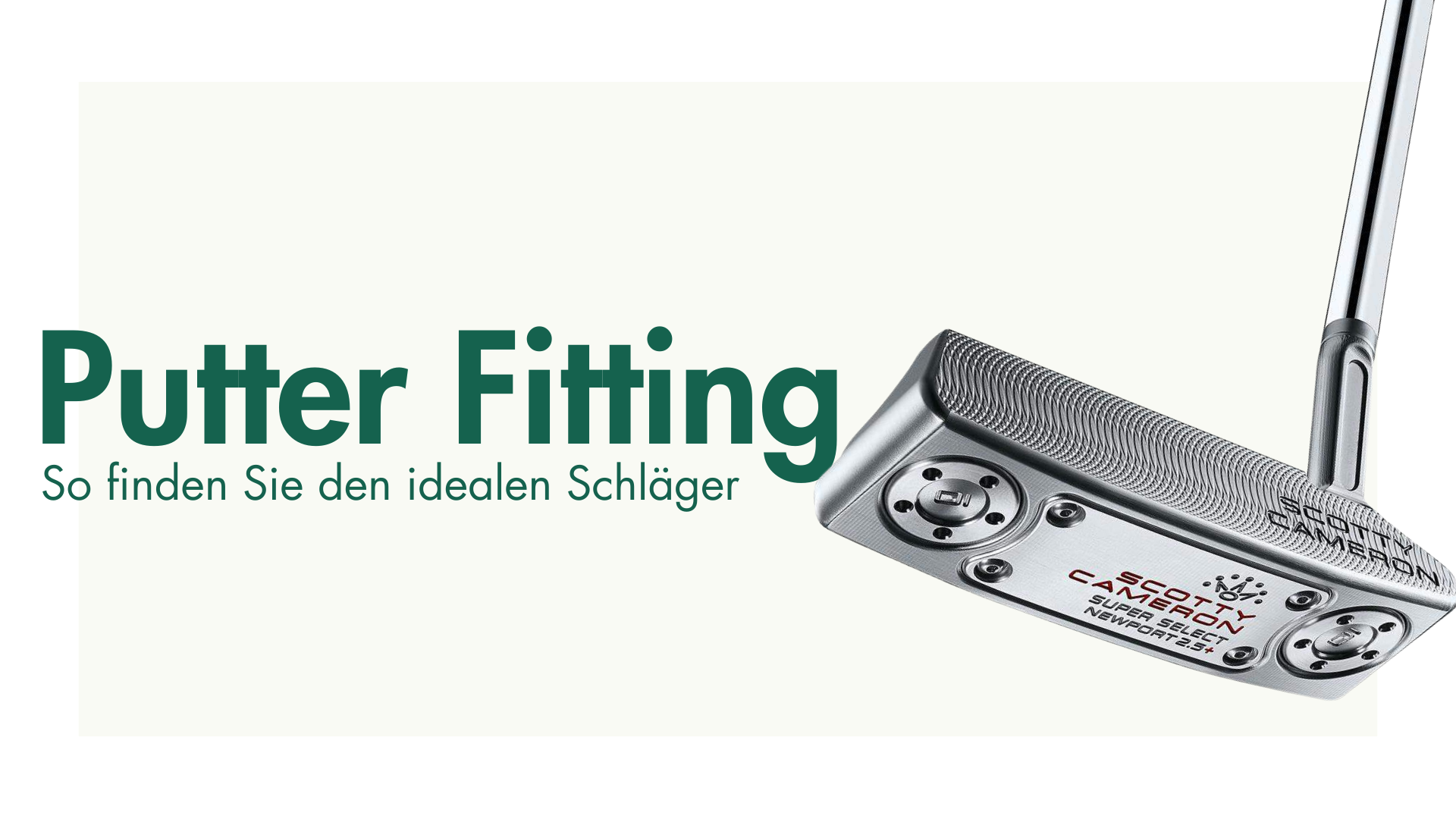 Putter Fitting: So finden Sie den perfekten Schläger